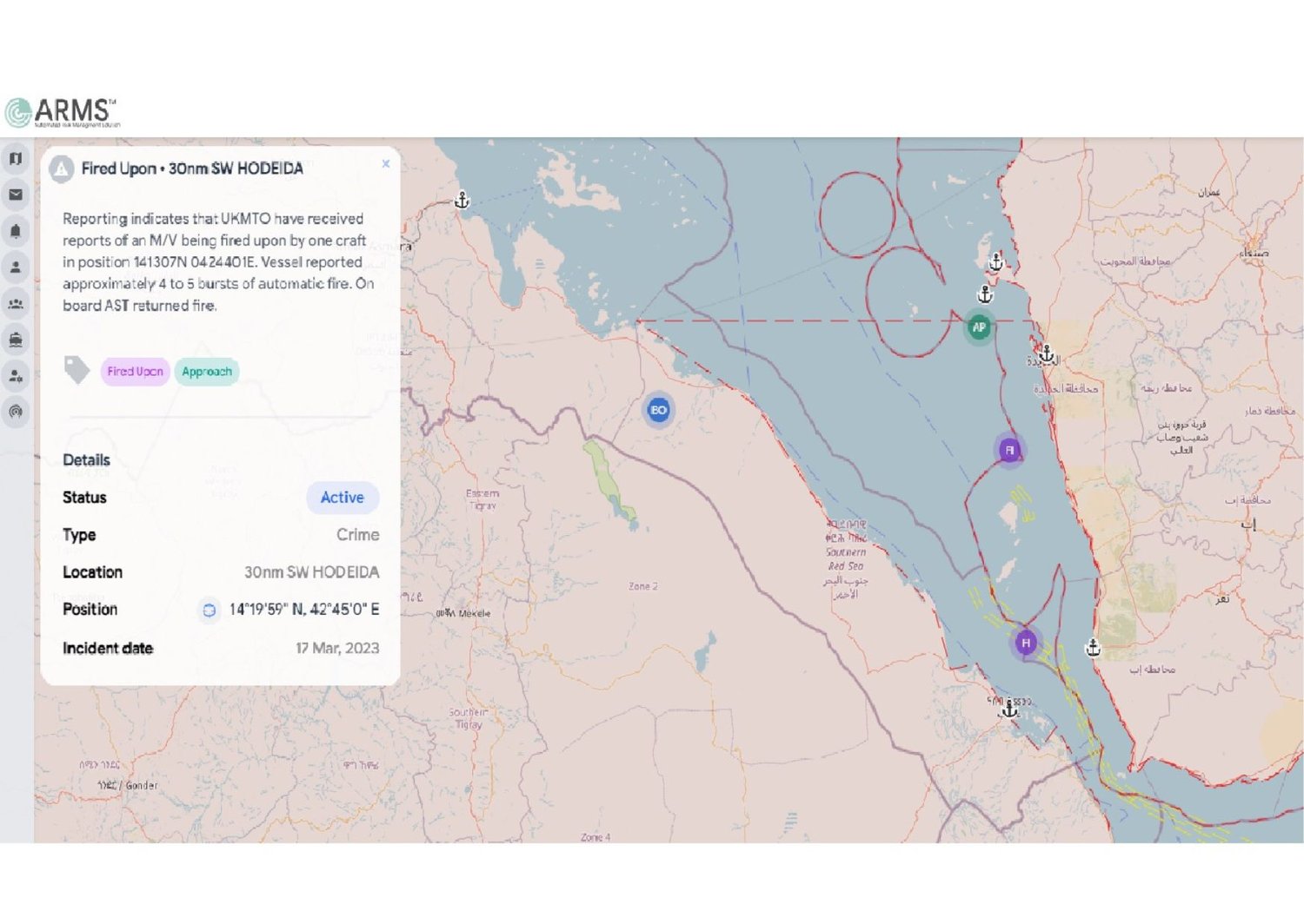 Maritime Security Incident Overview: M/V Strinda